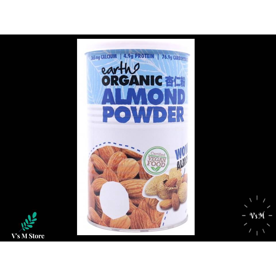 Earth Organic Almond Powder 500g | Shopee Malaysia