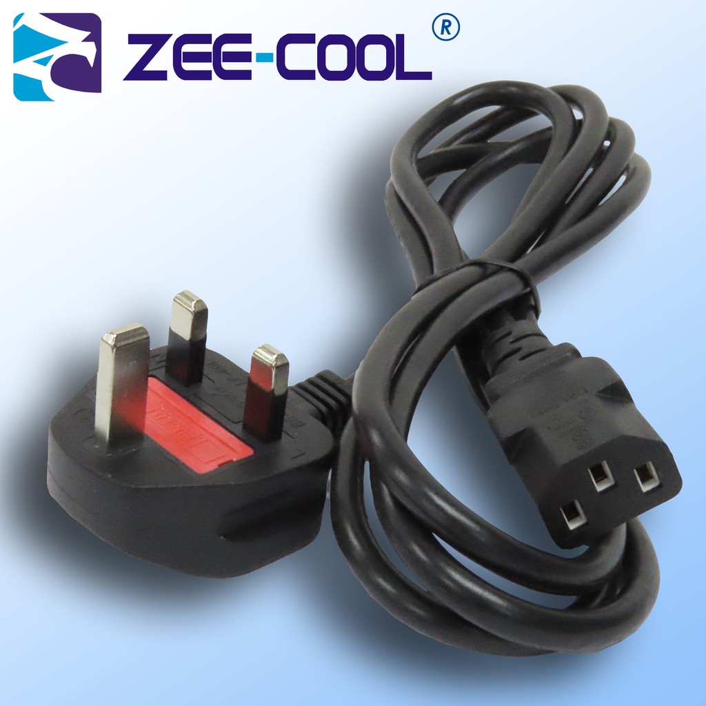 AC Power Cord - Type G UK 3 Pins Plug to C13 Connector - 1.8 Meter ...