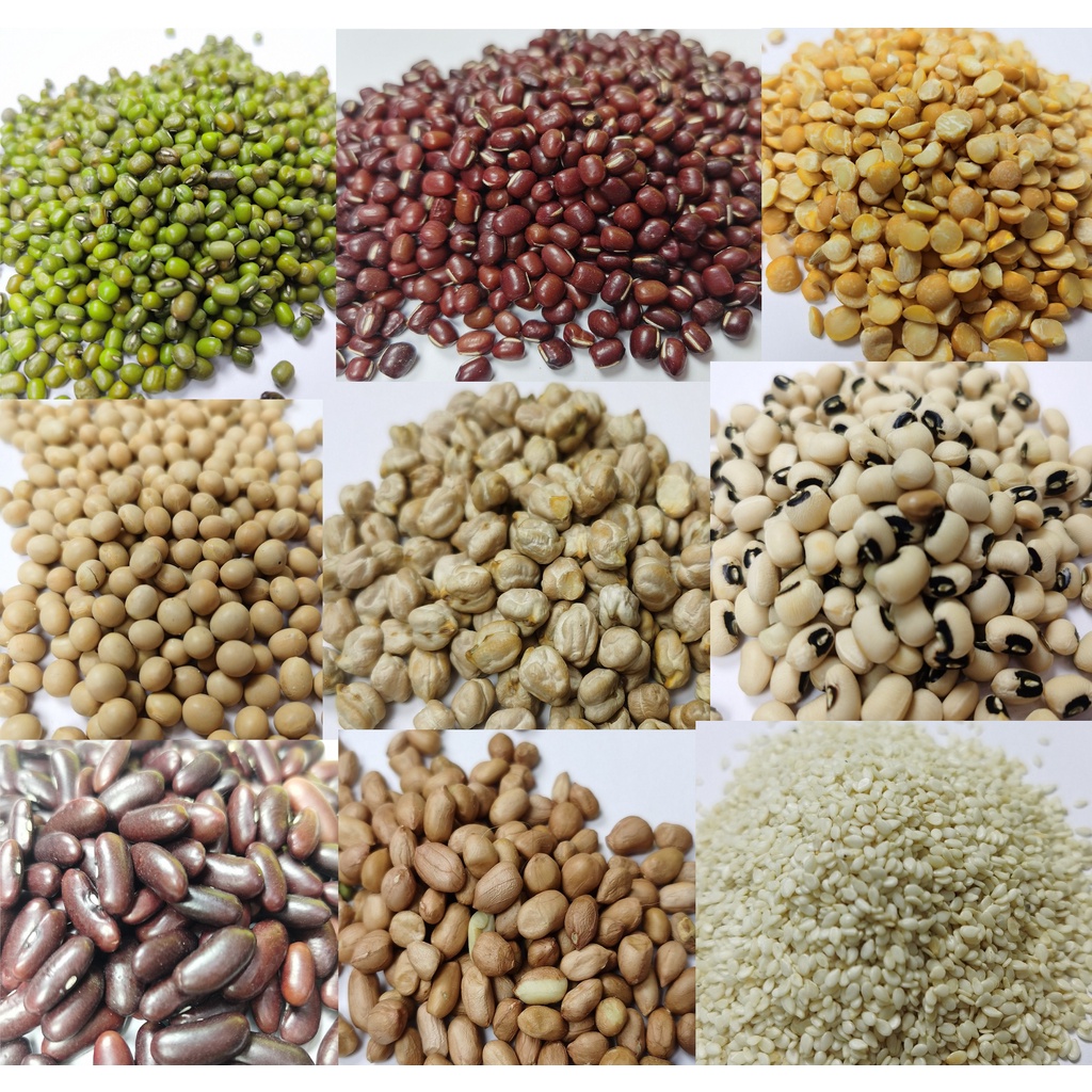 REPACK : GRADE AA : PELBAGAI JENIS KACANG-KACANG MENTAH / RAW 500G ...