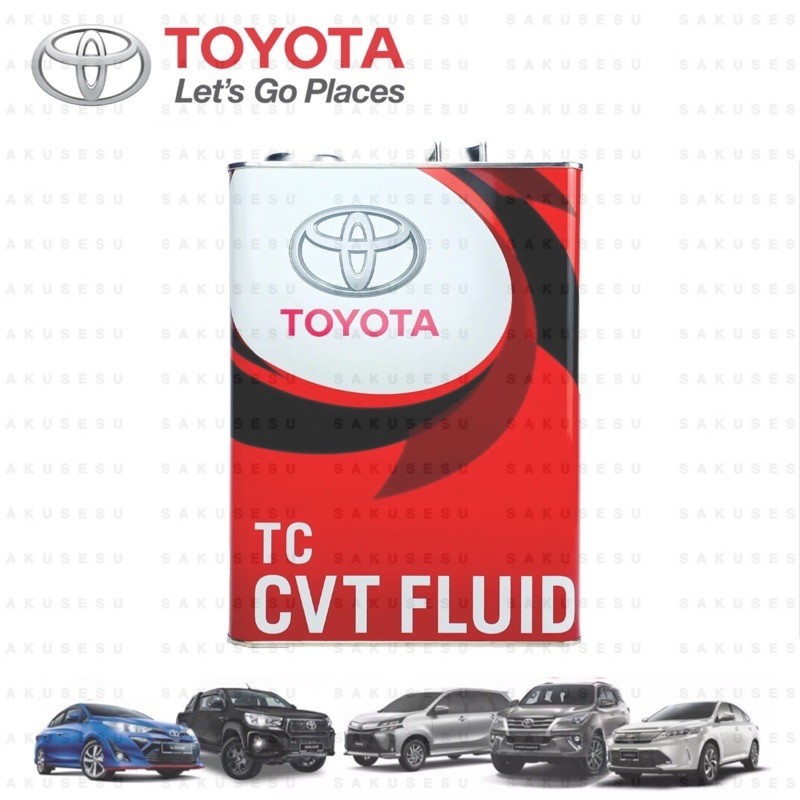 08886-02105 Toyota TC CVT ATF Fluid (4 liter) | Shopee Malaysia
