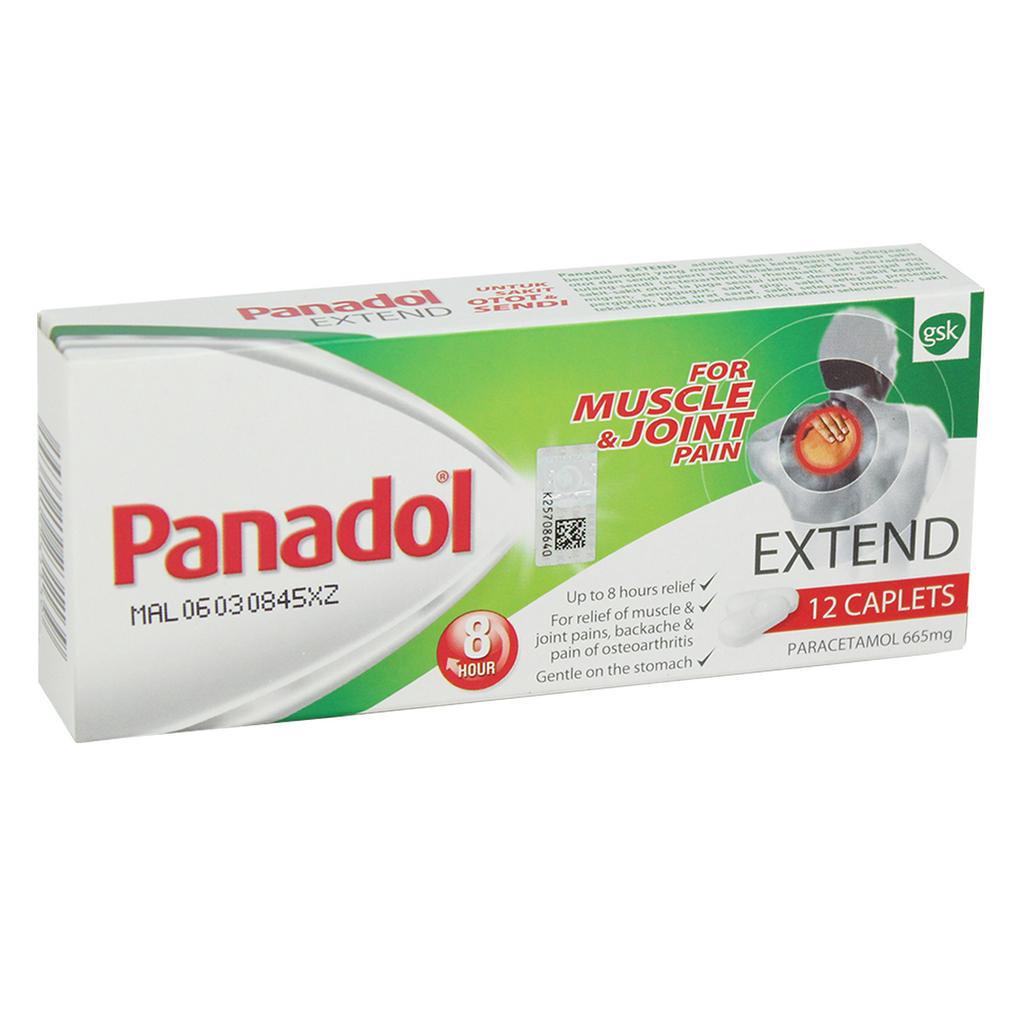 Panadol Extend 12 Caplets | Shopee Malaysia