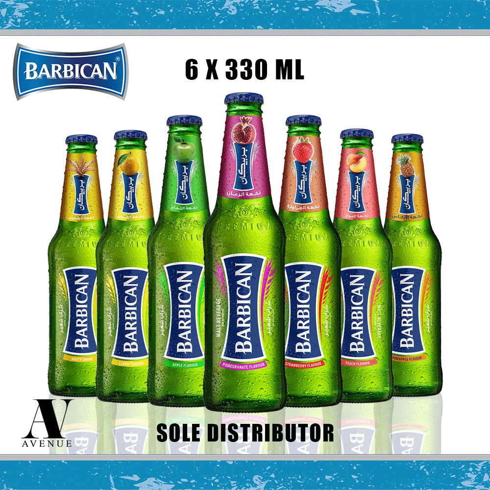 Barbican Malt Beverage Glass Bottle 6 x 330ml ( 8 Flavours ) | Shopee ...