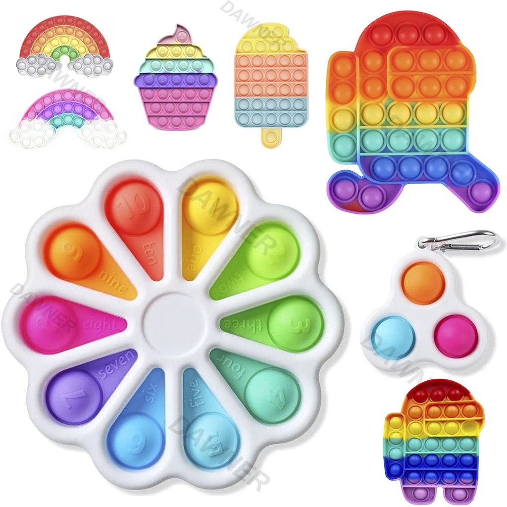 Simple Dimple Silicone Funny Digits Fidget Toys Baby Fat brain Sensory ...