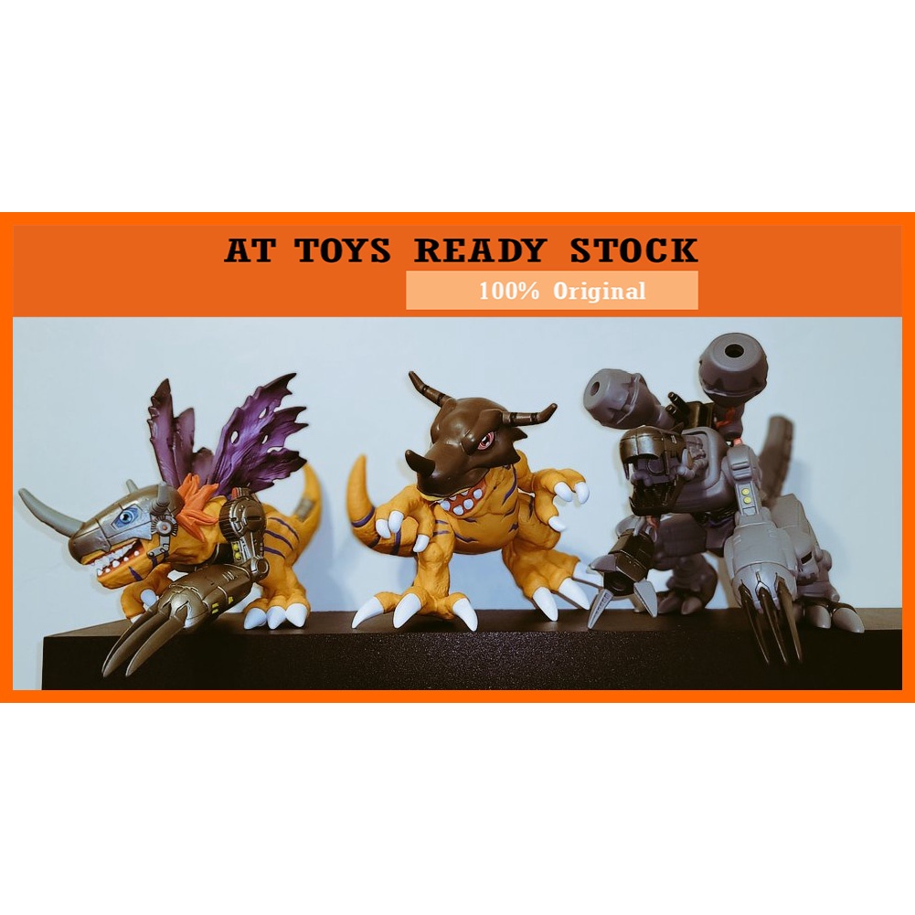-ORIGINAL-BANDAI DIGIMON DYNAMOTION GREYMON, METALGREYMON ...
