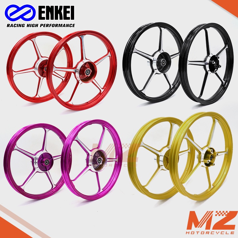 ENKEI RIM FG 505 SPORT RIM WITH BEARIN FOR HONDA WAVE 100 / 125 / 110 ...
