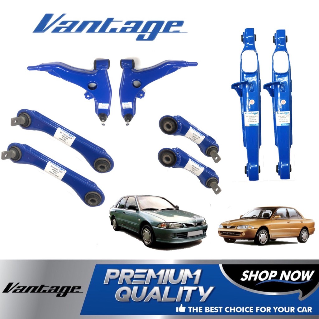 [Full Set] Front Rear Proton Wira, Satria, Putra Lower Arm Combo 8 Pcs ...