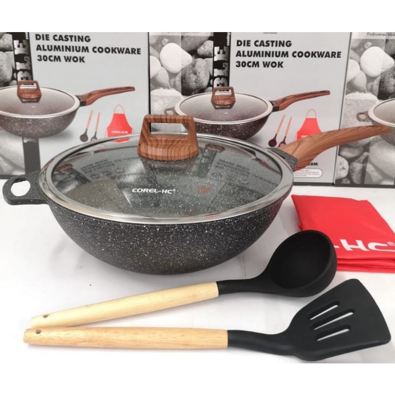 Periuk rendang granite saiz 30 cm free gift | Shopee Malaysia