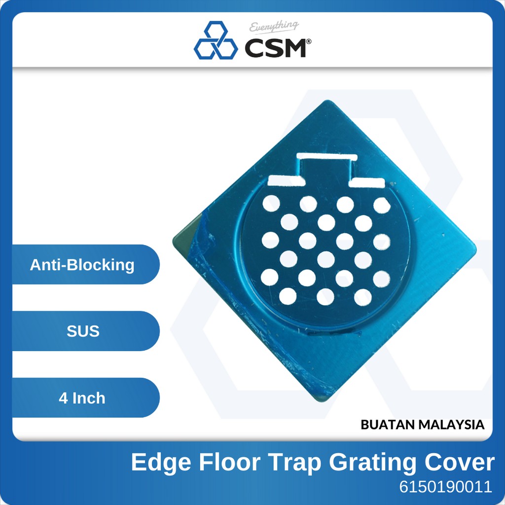 SUS Edge Floor Trap Grating Stainless Steel Shower Drain Trap Cover ...
