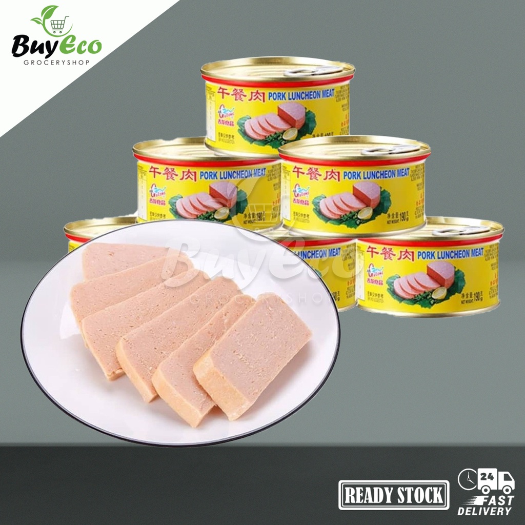古龙午餐肉罐头 Gulong Pork Luncheon Meat 190g | Shopee Malaysia