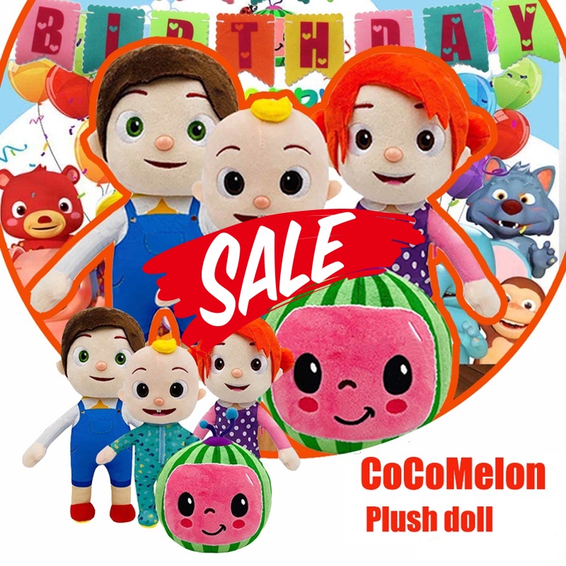 Cocomelon Doll JJ Brother Sister Melon Plush Toy Stuffed Toy ...