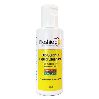 Bioshield E Bio-Sulphur Liquid Cleanser 60ml & JF Skin Solution Acne ...