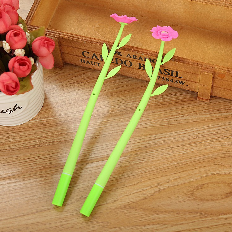 Alat Tulis Kanak - Kanak Tea Flower Gel Pen Stationery Cute Free Gift ...