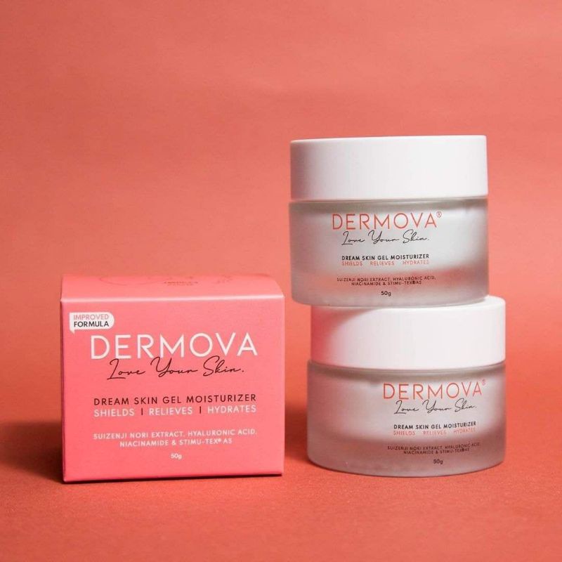 DERMOVA DREAM SKIN GEL Moisturizer MELEMBAB DAN SENANG MERESAP | Shopee ...