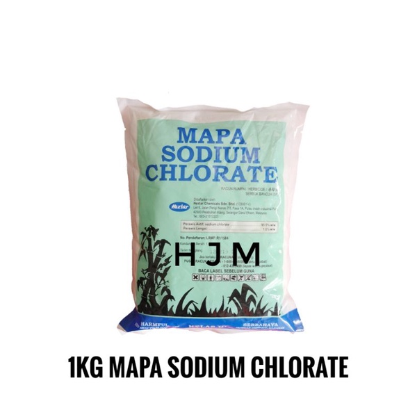 MAPA SODIUM CHLORATE (1KG) / CHLORIDE RACUN BULUH / RUMPAI / HERBICIDE ...