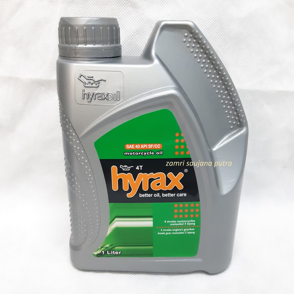 HYRAX OIL - Motorcycle Engine Oil - 4T SAE40 - STOCK CLEARANCE ...