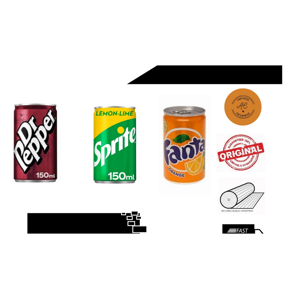[READY STOCK][PRODUCT FROM UK] Dr Pepper Mini Can 150ML /Sprite Mini ...