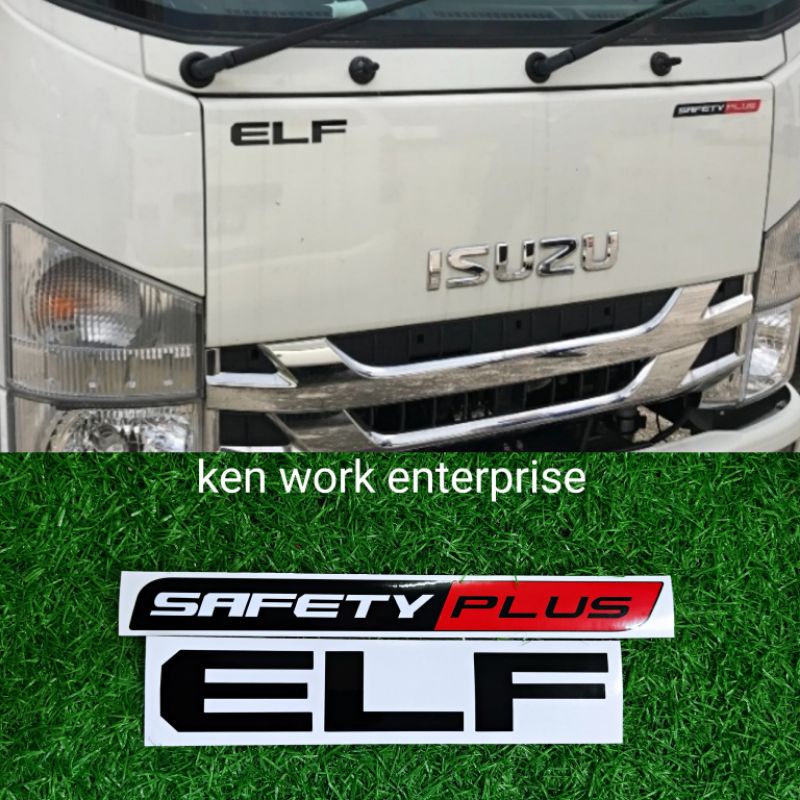 sticker isuzu ELF safety plus | Shopee Malaysia
