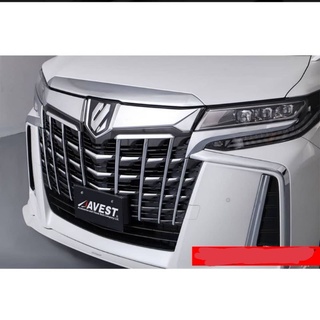 Toyota Alphard AGH30 2018 2020 Modellista Front grille grill chrome ...