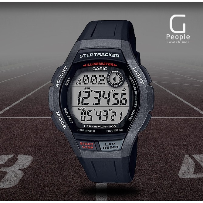 CASIO WS-2000H-1AV / WS-2000H-1A / WS-2000H STEP TRACKER WATCH 100% ...