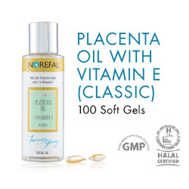 Norefal Placenta Oil + Vitamin E | Shopee Malaysia
