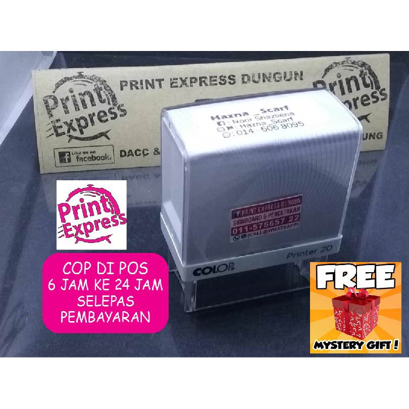 COP COLOP P20 WITH RUBBER & INK | Shopee Malaysia