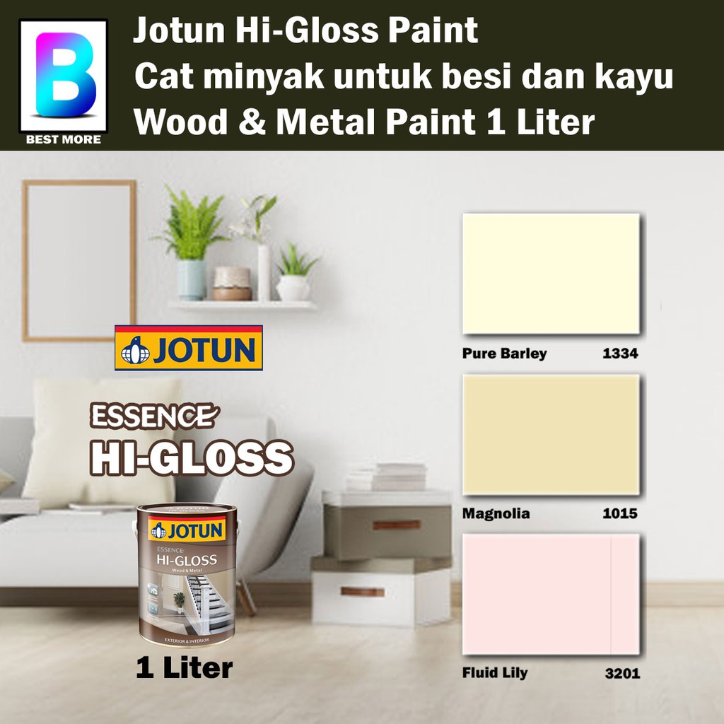 Jotun Hi-Gloss Wood And Metal Paint 1 Liter Pure Barley 1334 / Magnolia ... Jotun Hi-Gloss Wood And Metal Paint 1 Liter Pure Barley 1334 / Magnolia ...