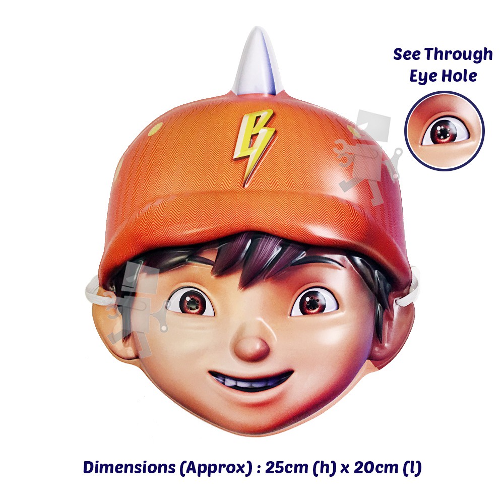 Boboiboy Original 25cm Boboiboy Galaxy Children Mask Costume Party Toys ...