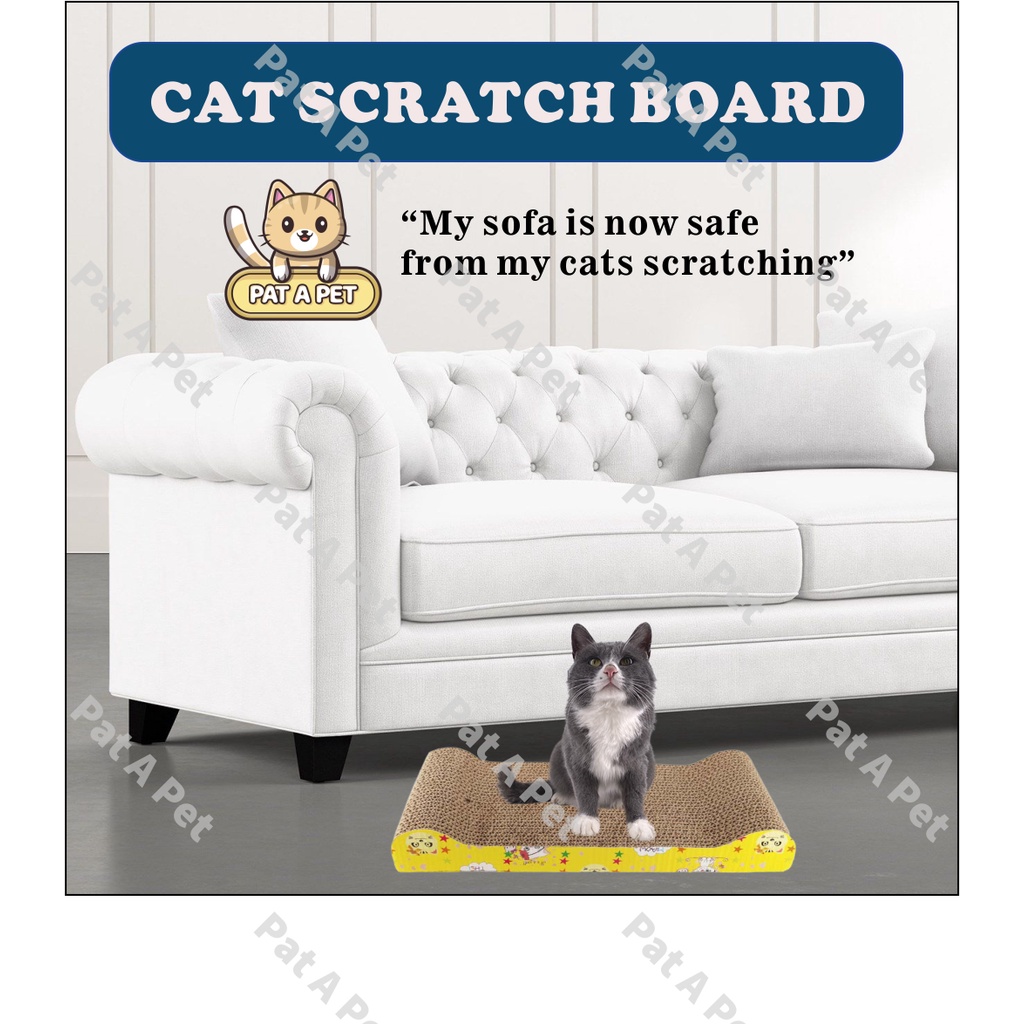 Premium High-density scratch board for cat Scratcher Scratch Board Cat ...