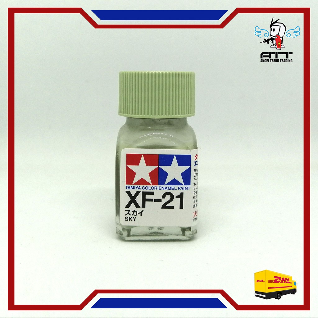 TAMIYA XF-21 SKY ENAMEL 10ML (Gunpla Gundam Paint ModelKit Resin Statue ...