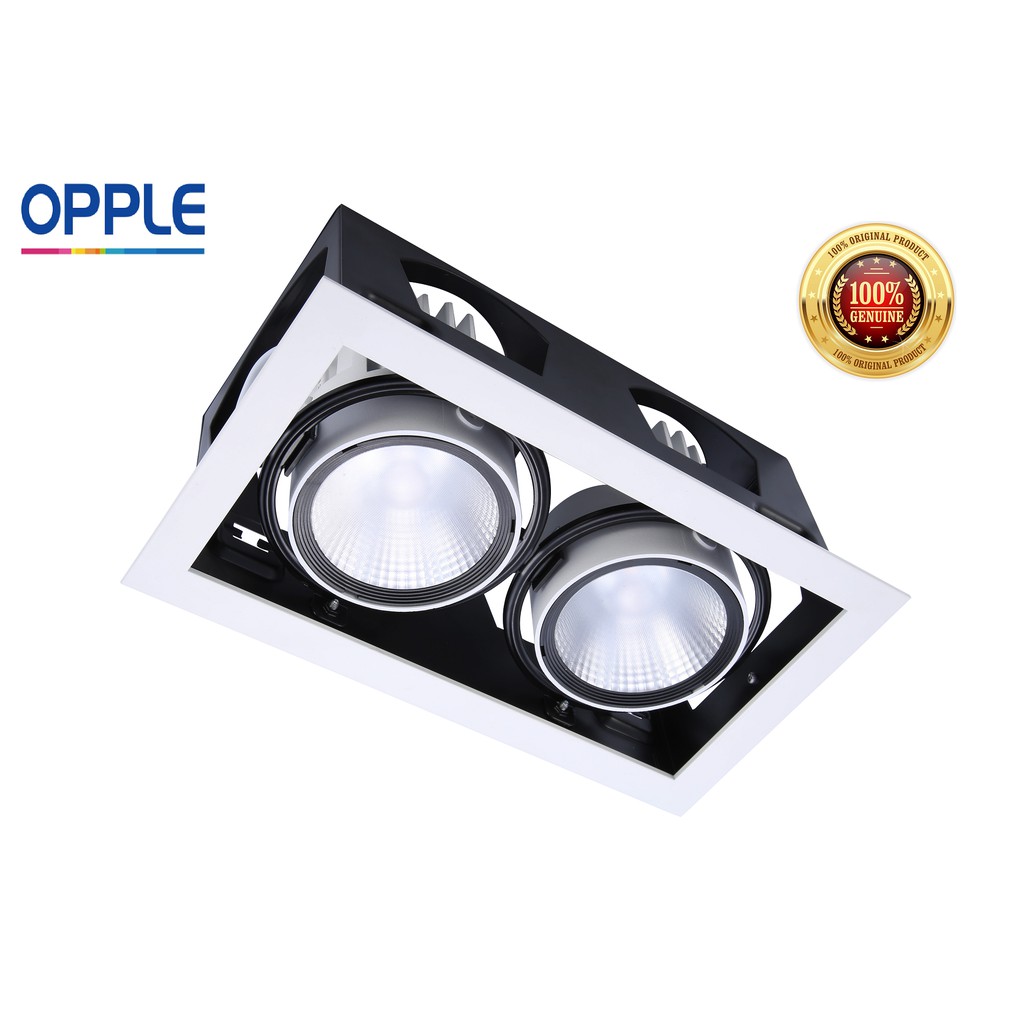 ORIGINAL OPPLE LED GRID SPOT LIGHT HJ/2 | Shopee Malaysia