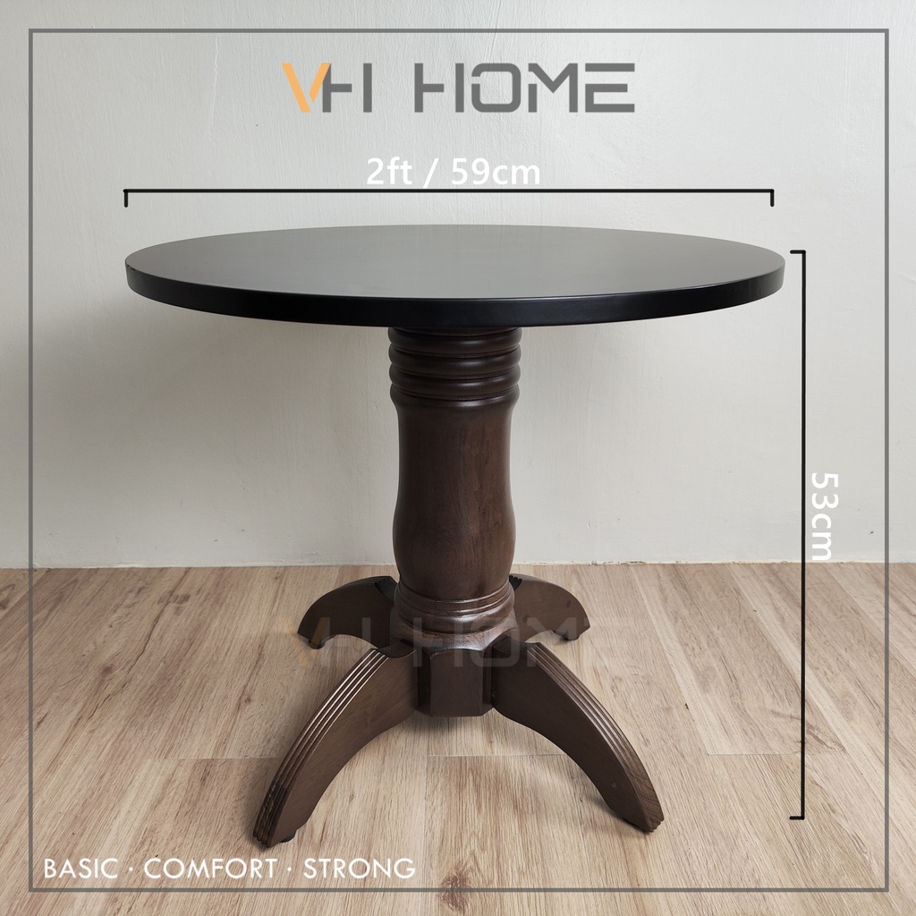 VH MYRA Round Side Table Special Modern Design Meja Bulat Kecil 2 FT ...