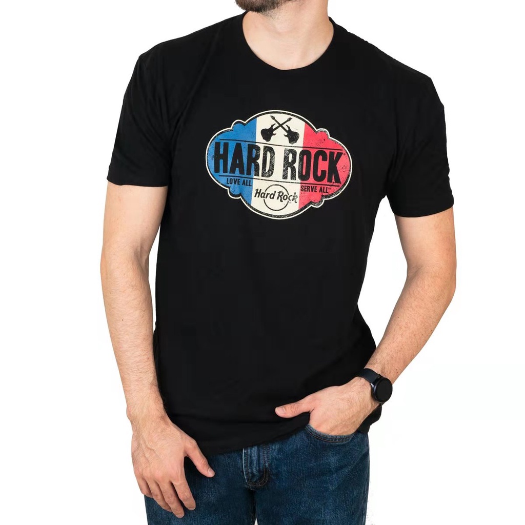 NEW DESIGN HARD ROCK FRANCE / BAJU HARD ROCK CAFE FRANCE | Shopee Malaysia
