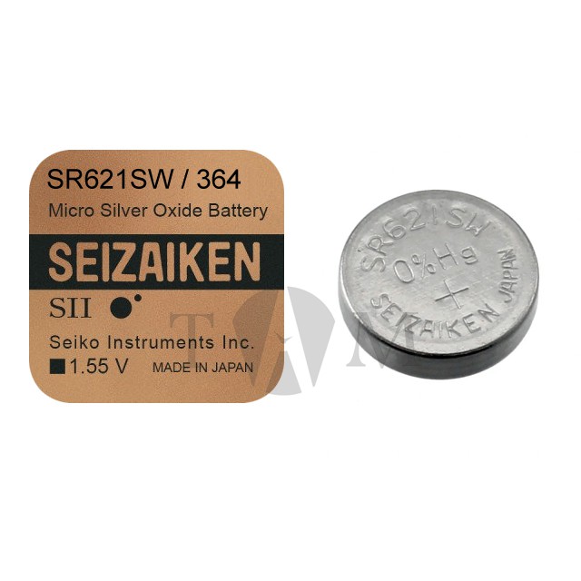 [Battery] SR621SW / 364 - GENUINE CELL 1.55V BATTERY SR621 SR 621 SW ...