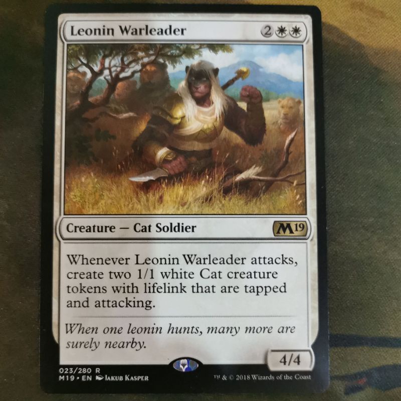 Mtg leonin warleader (ENG) | Shopee Malaysia