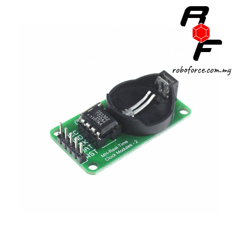 DS1302 Real Time Clock (RTC) Module for Arduino/Raspberry Pi/ ARM/ 8051 ...