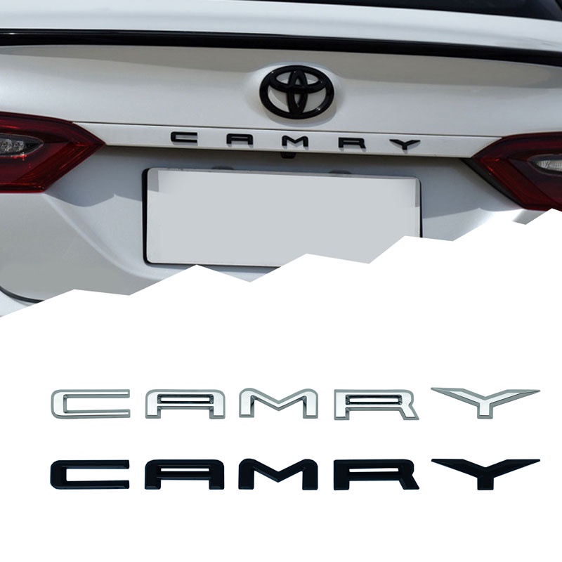 Car 3D ABS Car Letter Rear Trunk Decals Emblem Badge Sticker For Toyota ...