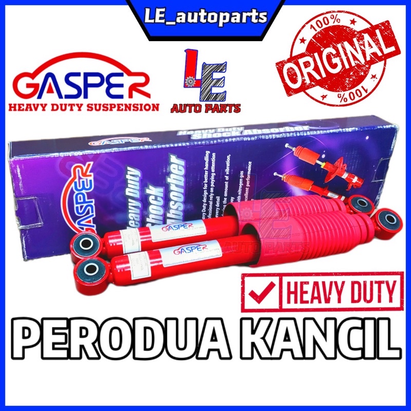 ORIGINAL GASPER HEAVY DUTY ABSORBER PERODUA KANCIL 660 KANCIL 850 REAR ...