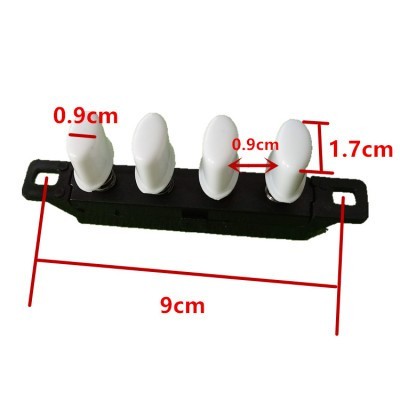 (2) Benchtop Fan Accessories Floor Fan Switch Keyboard Switch 4 Key 3 ...