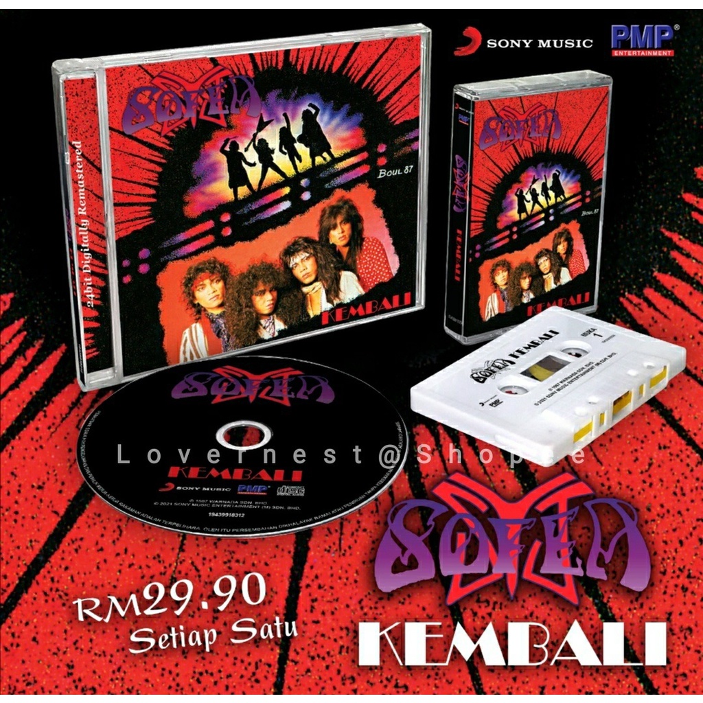 Sofea - Kembali CD Cassette Album Kaset Album | Shopee Malaysia
