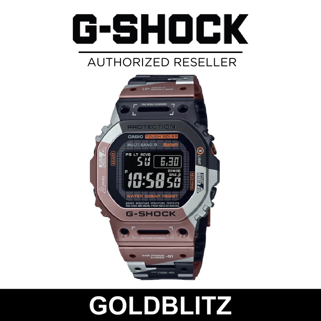CASIO G-SHOCK GMW-B5000TVB-1 Virtual Armor Bluetooth Tough Solar ...