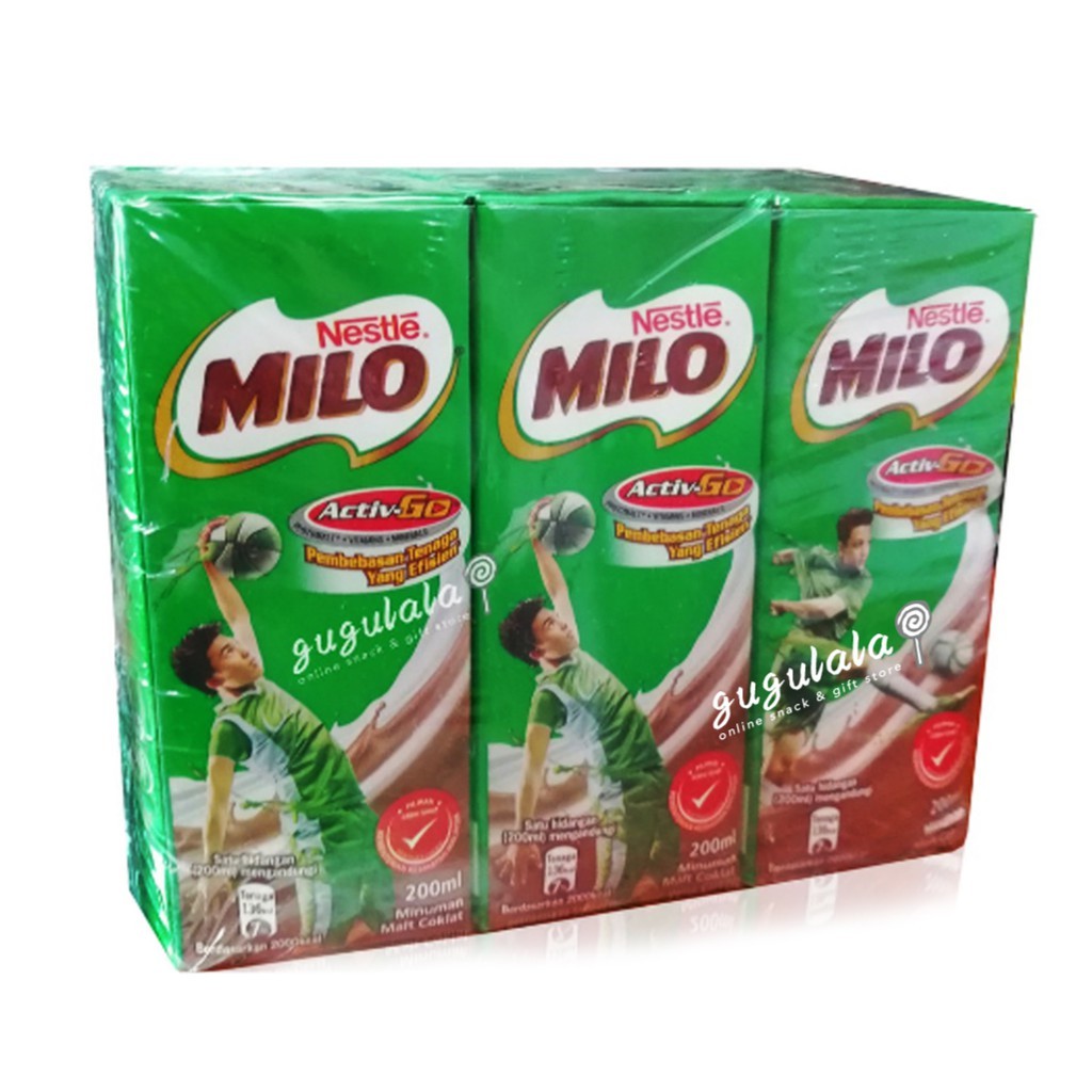Nestle Milo UHT Drinks 6 x 200ml | Shopee Malaysia