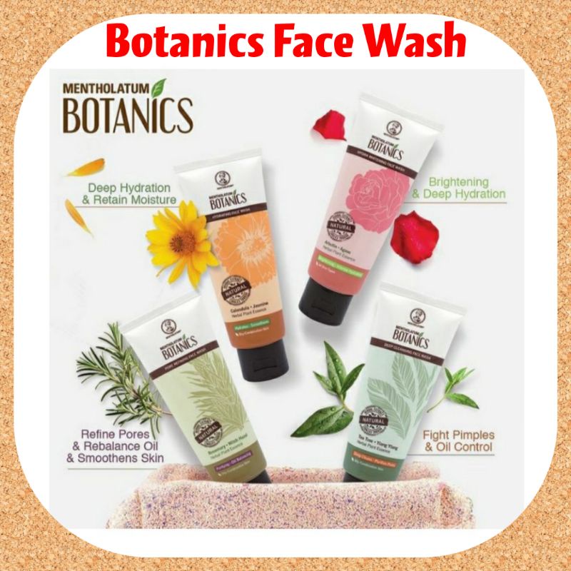 Mentholathum Botanics Face Wash 100g | Shopee Malaysia