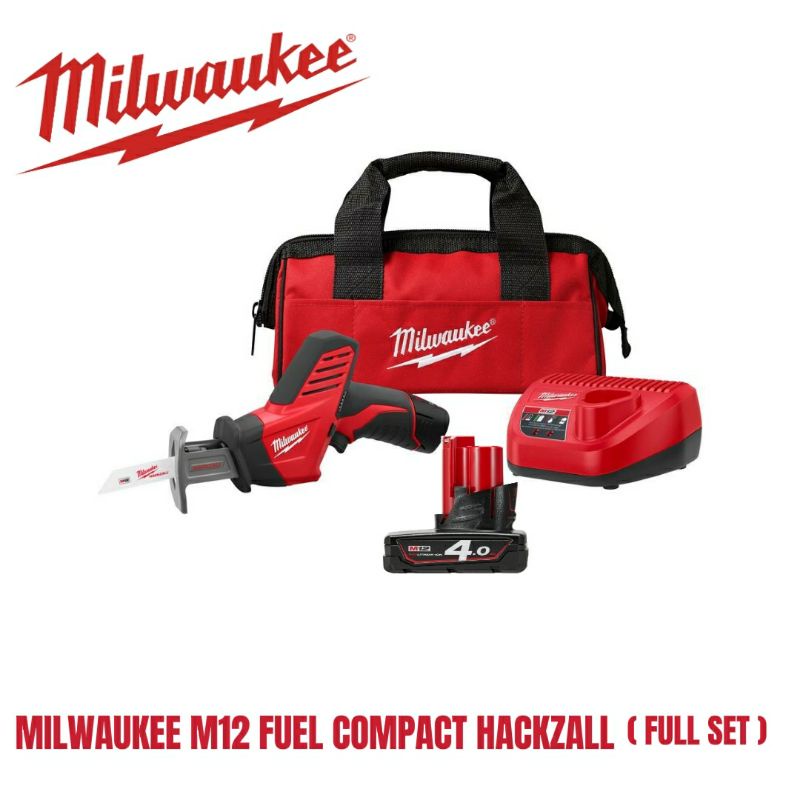 MIwaukee M12 CHZ-0 Compact Hackzall (FULL SET) | Shopee Malaysia