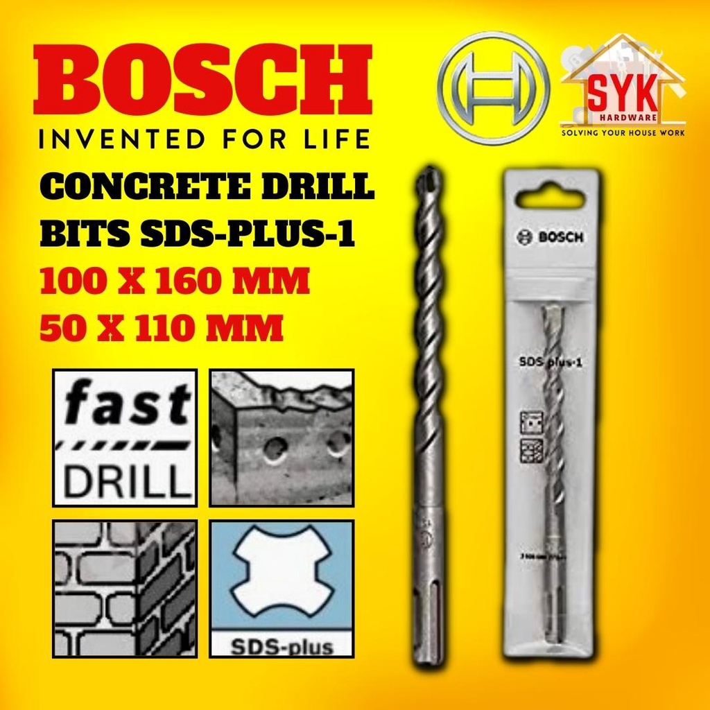 Syk Bosch Sds Plus 1 Drill Bit Masonry And Concrete Drill Bit Drill