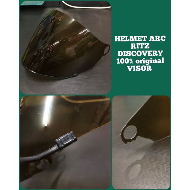 ORIGINAL VISOR ARC DISCOVERY/ARC RITZ VISOR DARK SMOKE 100% ORIGINAL ...