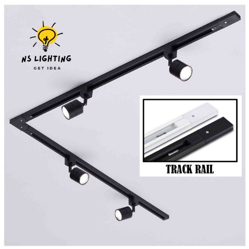 [READY STOCK]1 METER Track Bar LED Track Light Bar (Black / White ...