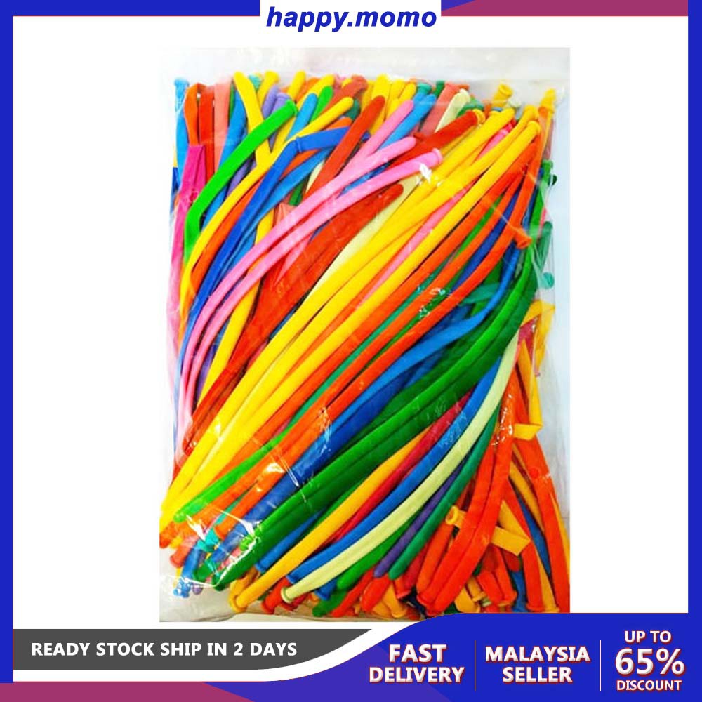 Latex 260 Long Balloon Modelling Twisting Clown Twister Belon Panjang ...