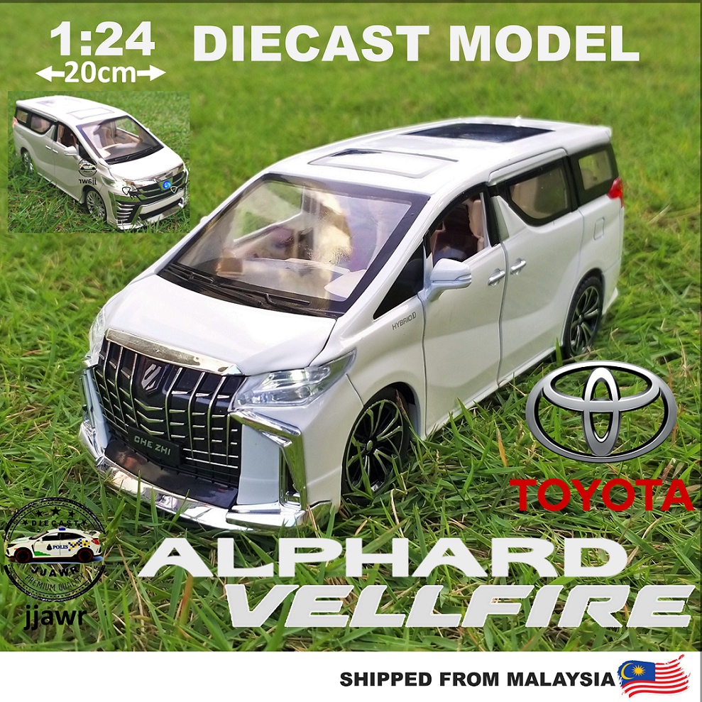 1:24 Toyota Alphard Vellfire AH30 Modellista Model Diecast Toy Car ...