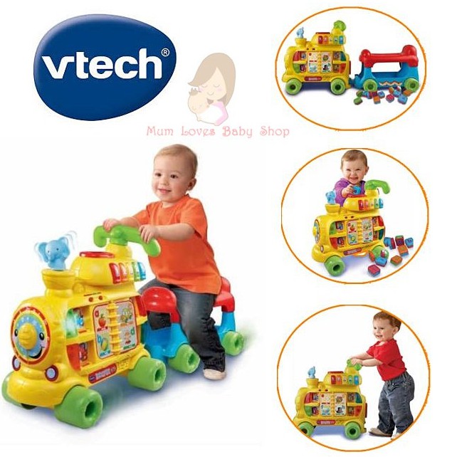 [SUPER VALUE] Vtech-Push and Ride Alphabet Train(Yellow)/ 4 in 1 ...