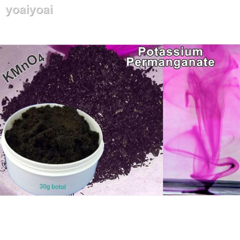卐 potassium permanganate kmno4 permanganat kalium 30g dalam 1oz bekas ...